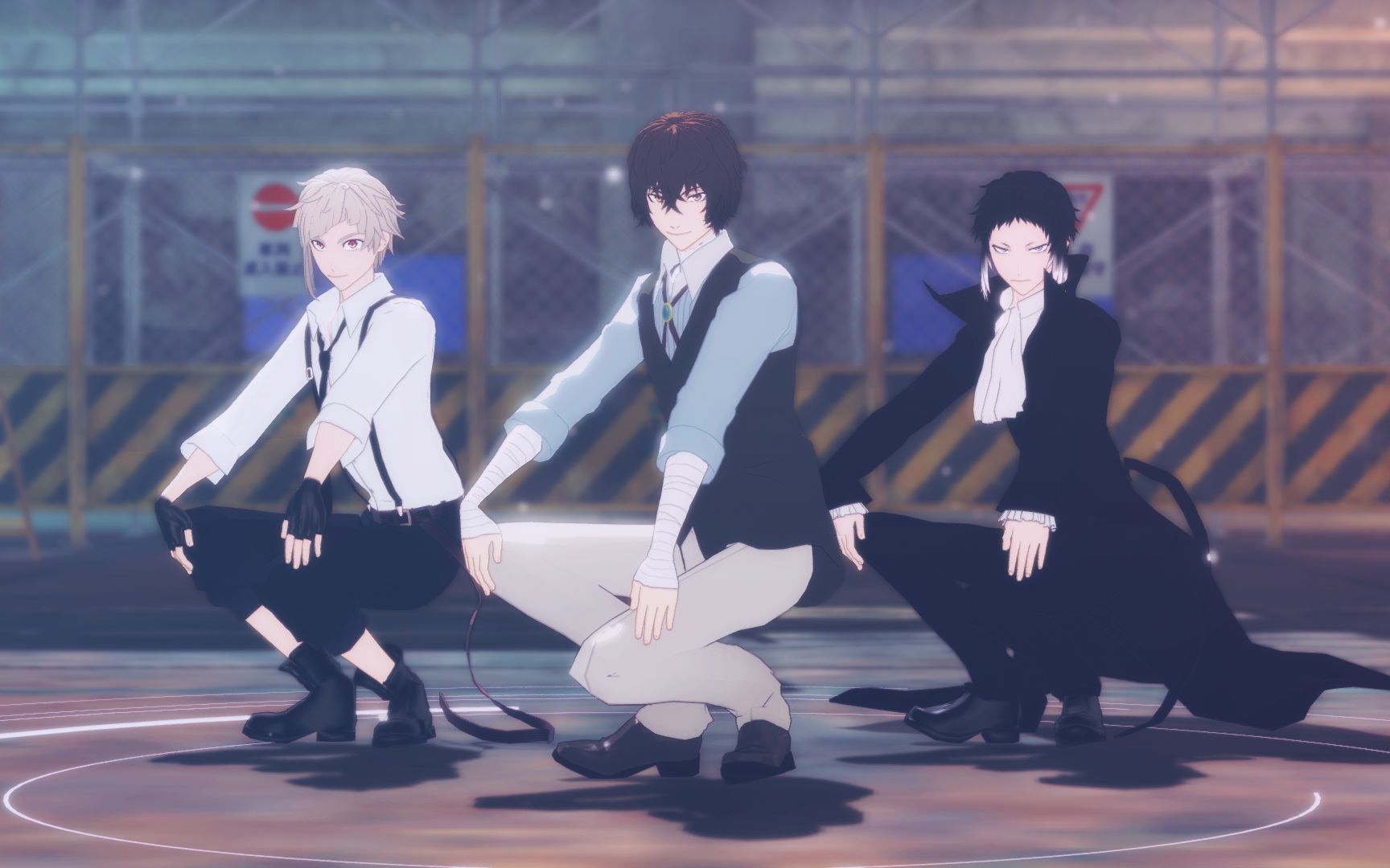 【BSD/MMD】★或许我的话有些刺痛★（太·芥·敦的Sting）【镜头&表情配布】_哔哩哔哩_bilibili
