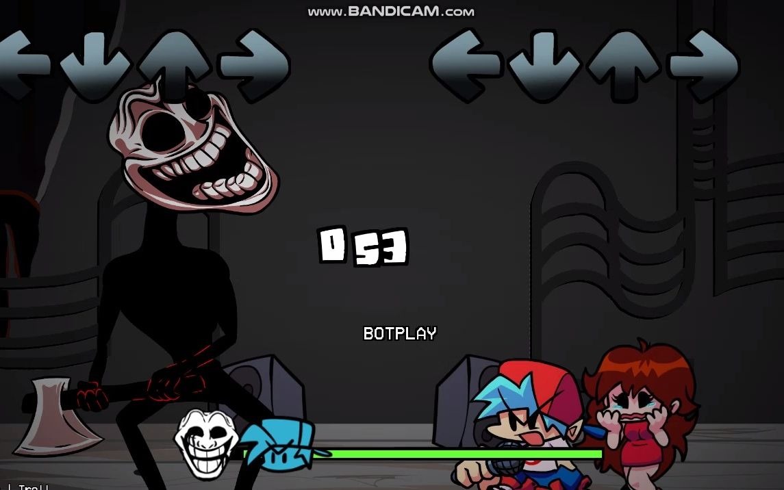 【FNF】Vs. Mr.trololo中最最最难得地方——troll模式（... - 哔哩哔哩