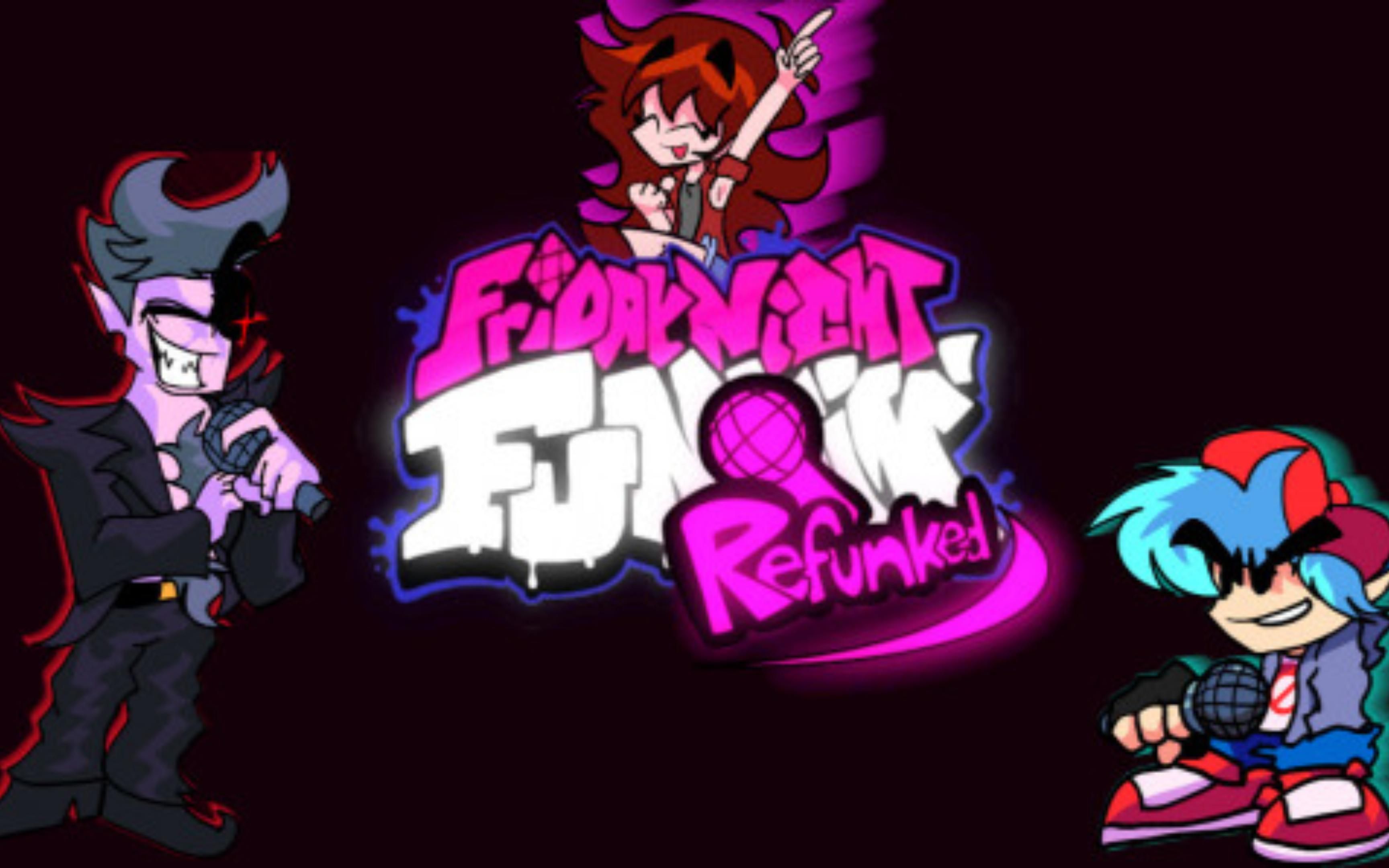 【FNF】画风又变了的week1与新手教程 Friday Night Funkin ReFunked Week 1 Demo_哔哩哔哩bilibili