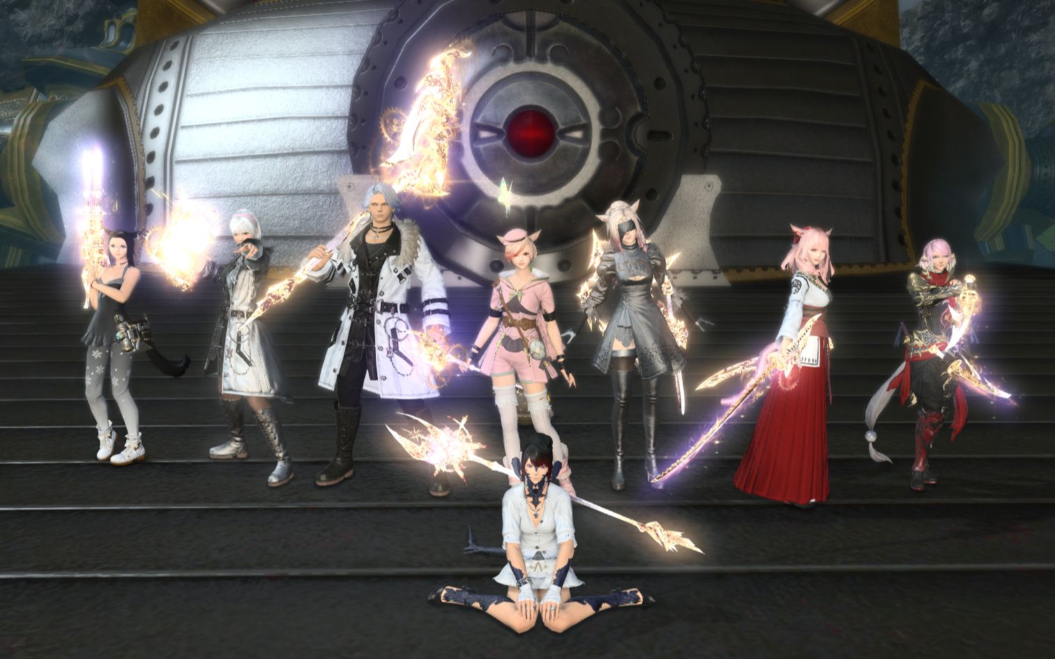 FF14绝亚学者第一视角纪念（简易奶轴）_哔哩哔哩_bilibili