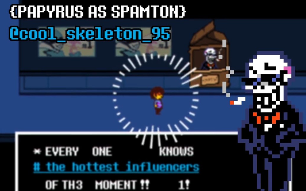 PAPYRUS' Spamton-天后狱-没有音频的音乐视频-哔哩哔哩视频