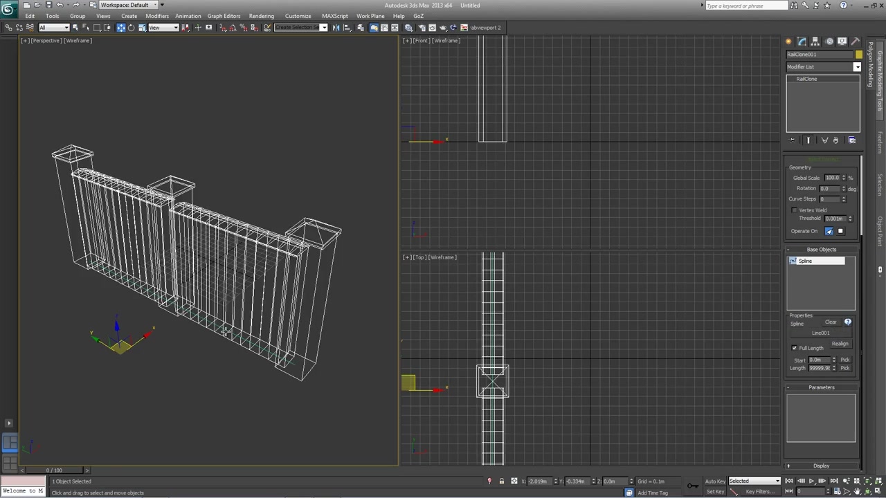 参数化建模3.2 RailClone Pro 3.0.7 for 3DS Max官方视频教学_哔哩哔哩_bilibili