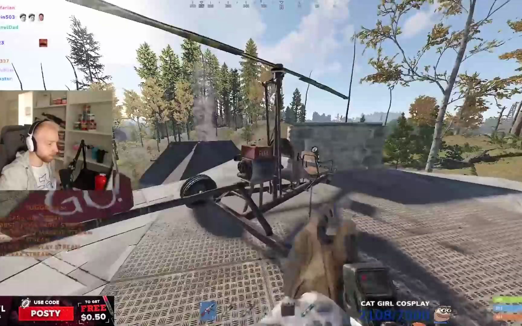 Rust-Posty：与服务器上最大的团队作战 p2_网络游戏热门视频