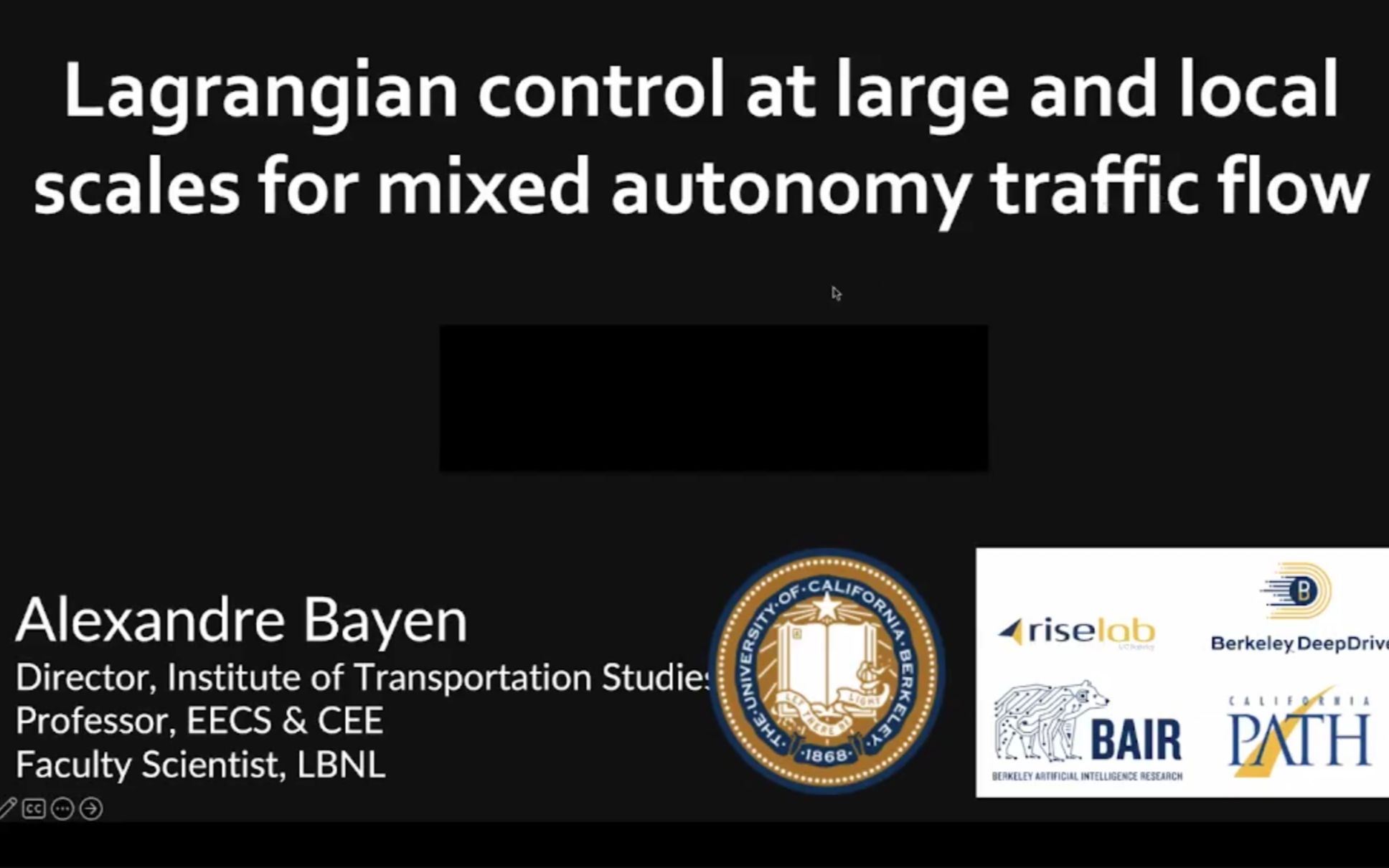 [IEEE-CSS-DAY'22] Mixed autonomy traffic with RL and optimal control_哔哩 ...