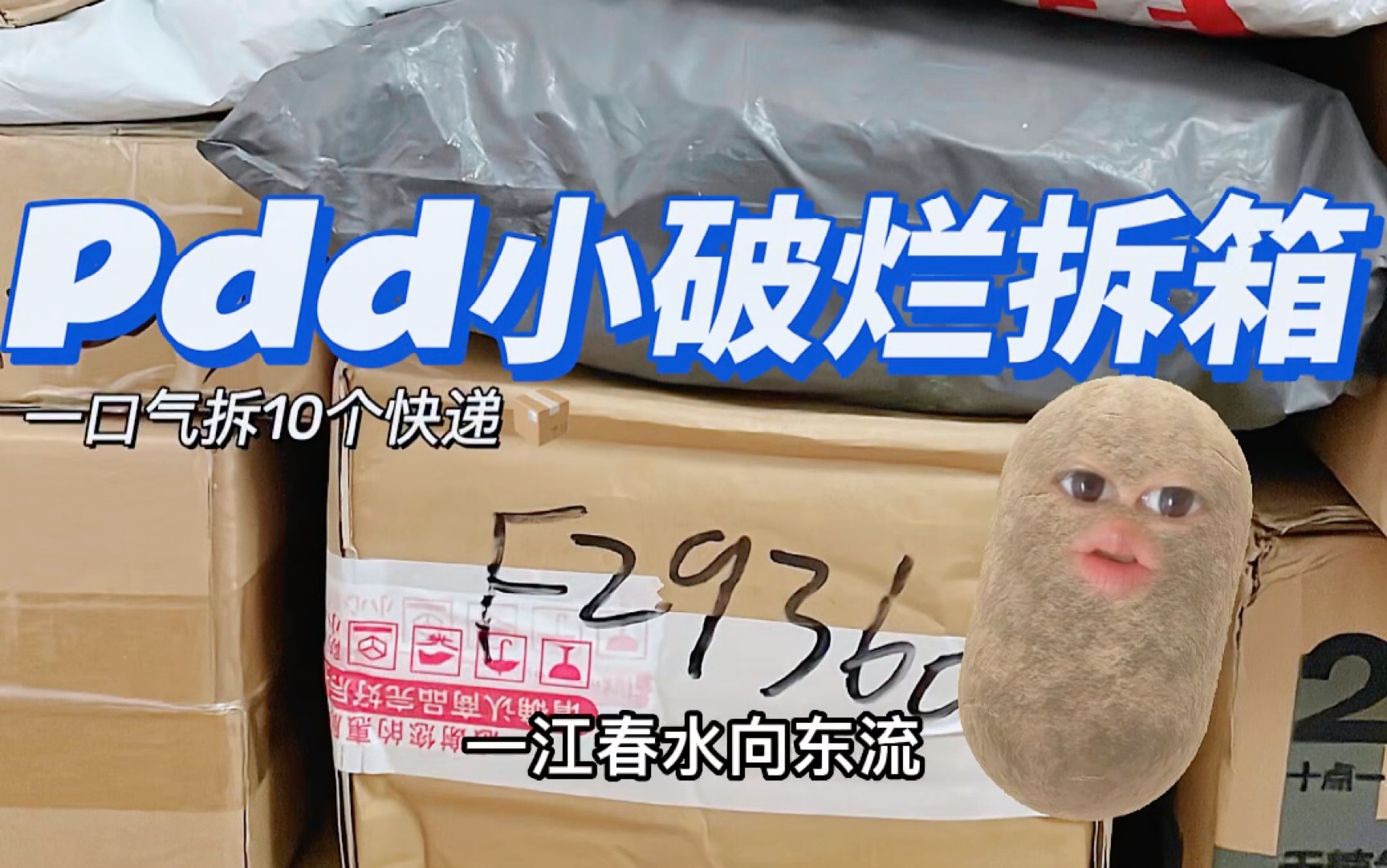 pdd小破烂拆箱！便宜抠搜人购物！ - 哔哩哔哩