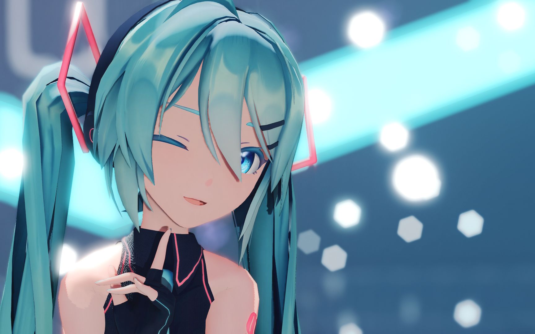 【MMD/1080P 60FPS】Sour式初音ミク【Gimme×Gimme】_哔哩哔哩_bilibili