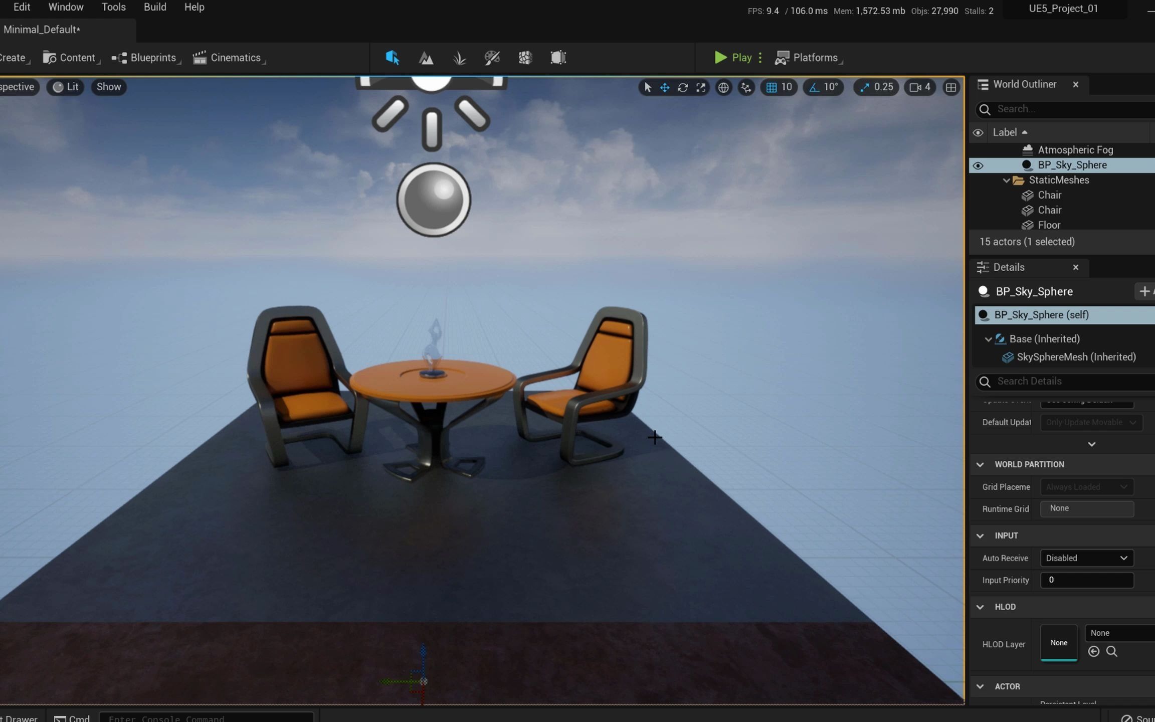 UE5 UE4通用技巧：可以不调节右上角速度的情况下按住鼠标右键的同时滚动中键滚轮调节相机运动速度。_哔哩哔哩_bilibili