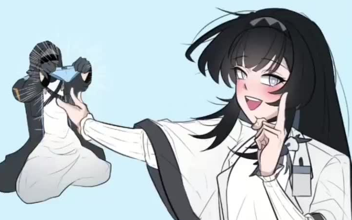 【明日方舟外网】Doodle摇的普瑞赛斯 作者/OmNort-宅叔马克斯-宅叔马克斯-哔哩哔哩视频