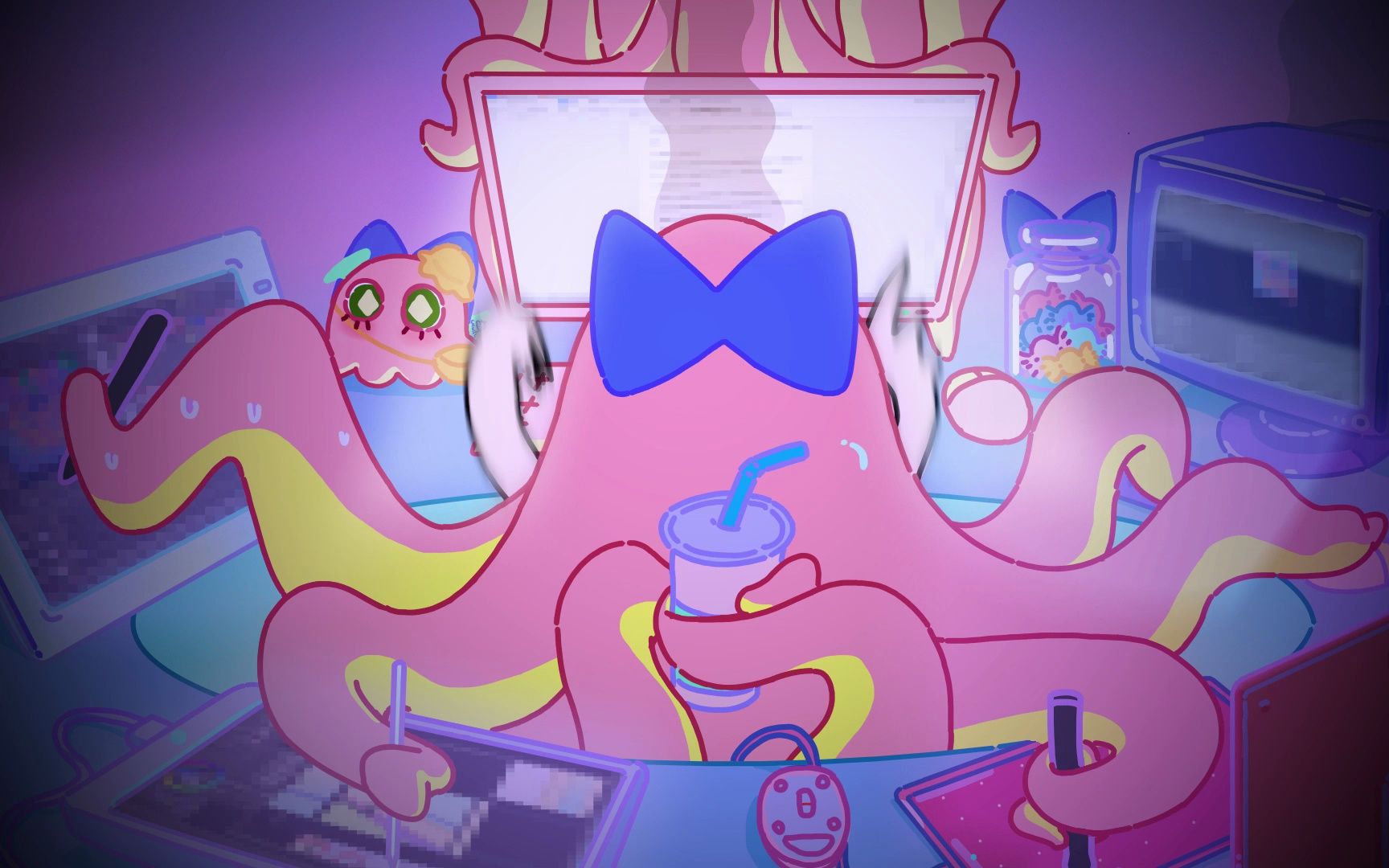 一只章鱼画动画的日常：事情是做不完的-克克莉丝cocolis-克克莉丝cocolis-哔哩哔哩视频