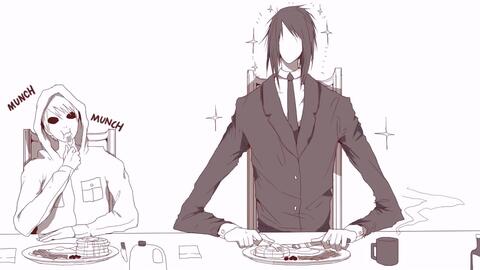 Pyramid Head X Slenderman Yaoi