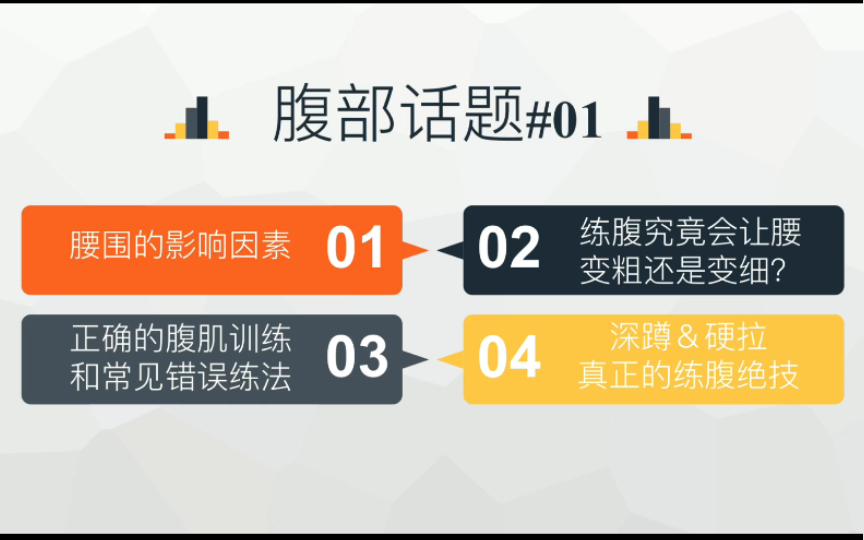 【腹部话题01】练腹到底会让腰粗还是腰细？最练腹肌的动作竟然是它！ 哔哩哔哩