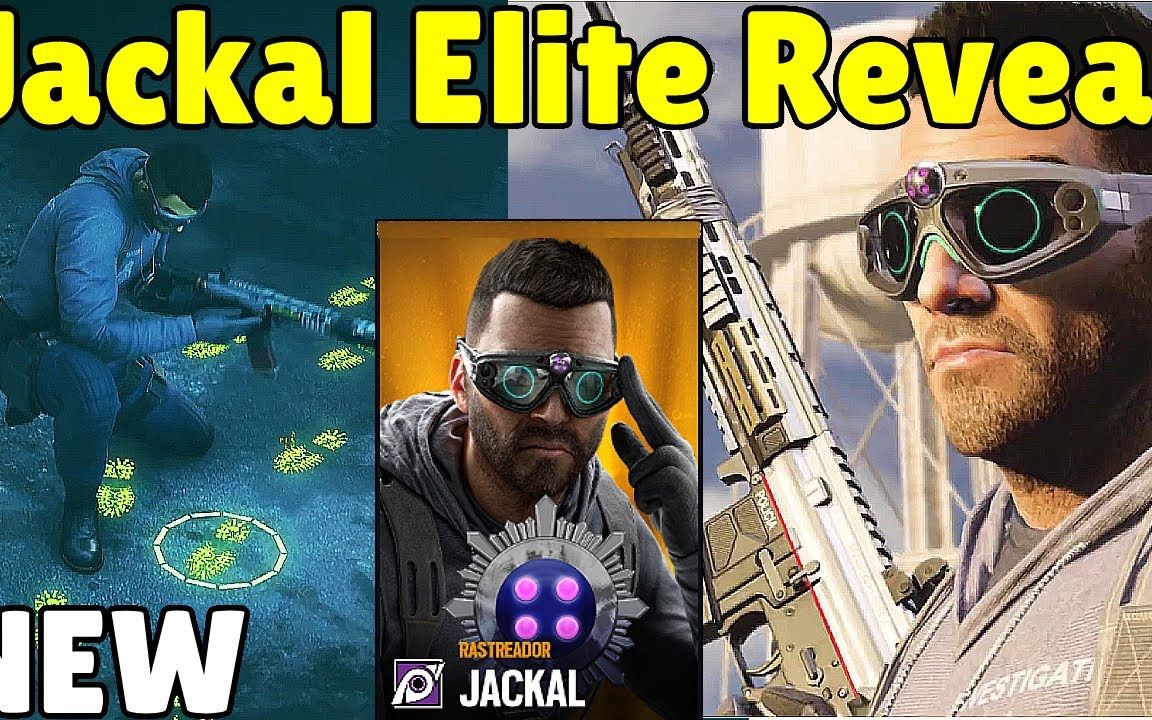 Jackal NEW ELITE Full Reveal - Rainbow Six Siege Crimson Heist_哔哩哔哩 ...