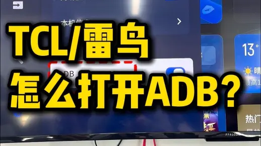 TCL/雷鸟电视打开ADB教程！_哔哩哔哩_bilibili