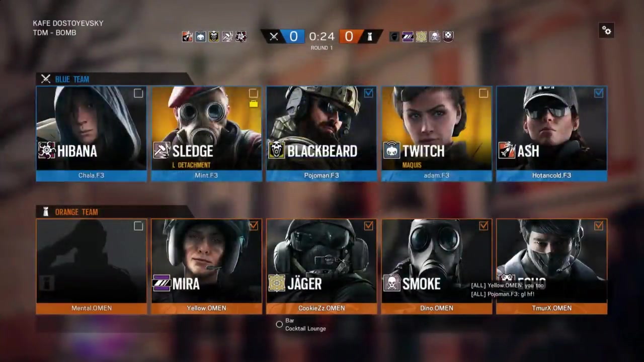 【彩虹六号】-Y2S2职业联赛-北美赛区 F3 vs Omen_哔哩哔哩_bilibili