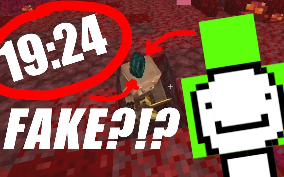 Dream在Minecraft速通中作弊了吗 (数学证明) Did Dream FAKE His Minecraft Speedruns_哔哩 ...