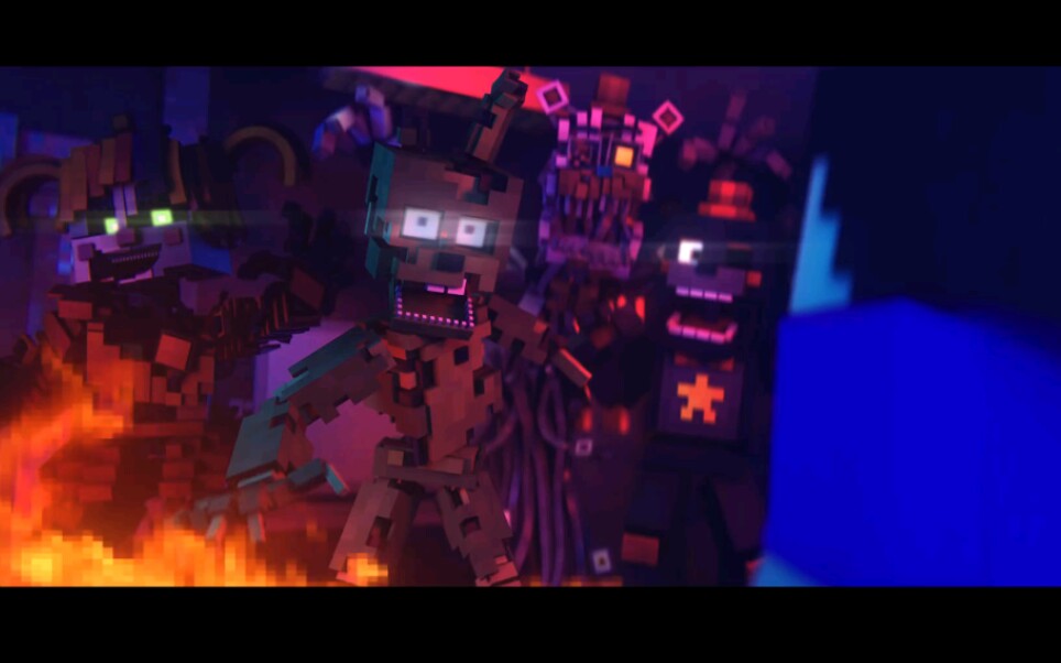 "Now Hiring at Freddy's" | FNAF Animated Minecraft Music Video_哔哩哔哩 ...