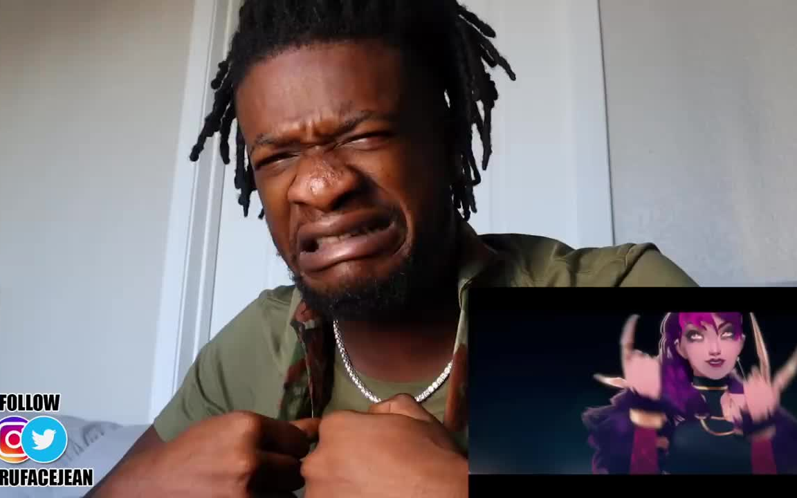 【Scru Face Jean】黑人rapper看《POP/STARS》-K/DA(ft. Madison Beer, (G)I-DLE ...