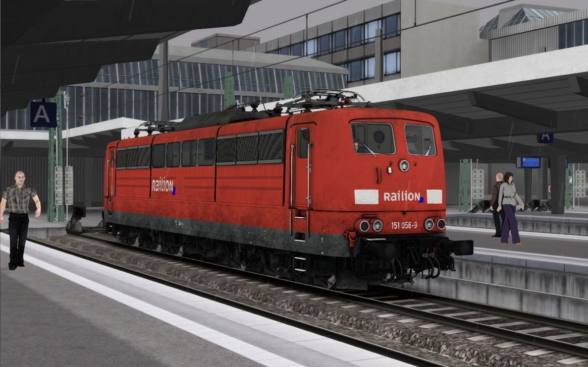 【TS 2021】virtualRailroads出品的 BR151型电力机车 单机试玩-BC01pool-BC01pool-哔哩哔哩视频