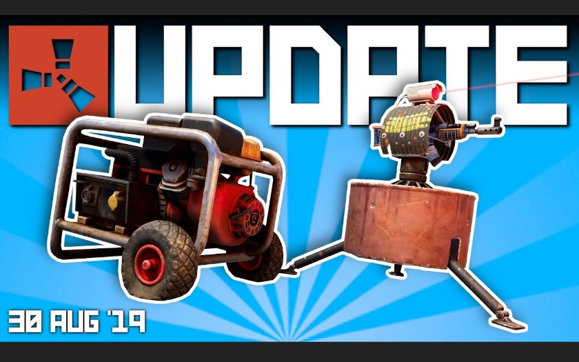 Rust更新2019年8月30日 炮台改变 新的发电机_哔哩哔哩_bilibili