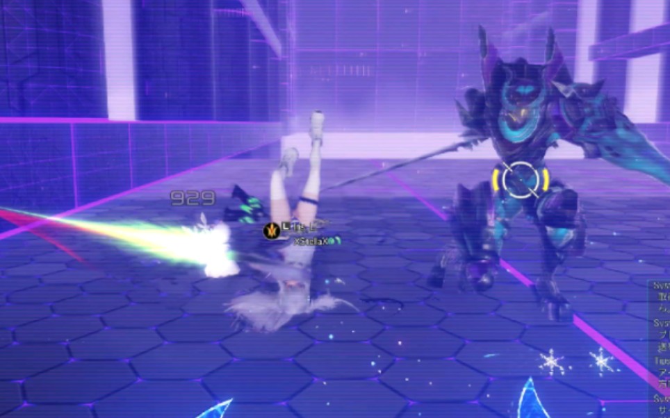 PSO2NGS 新职业SL X闪练习 - 哔哩哔哩