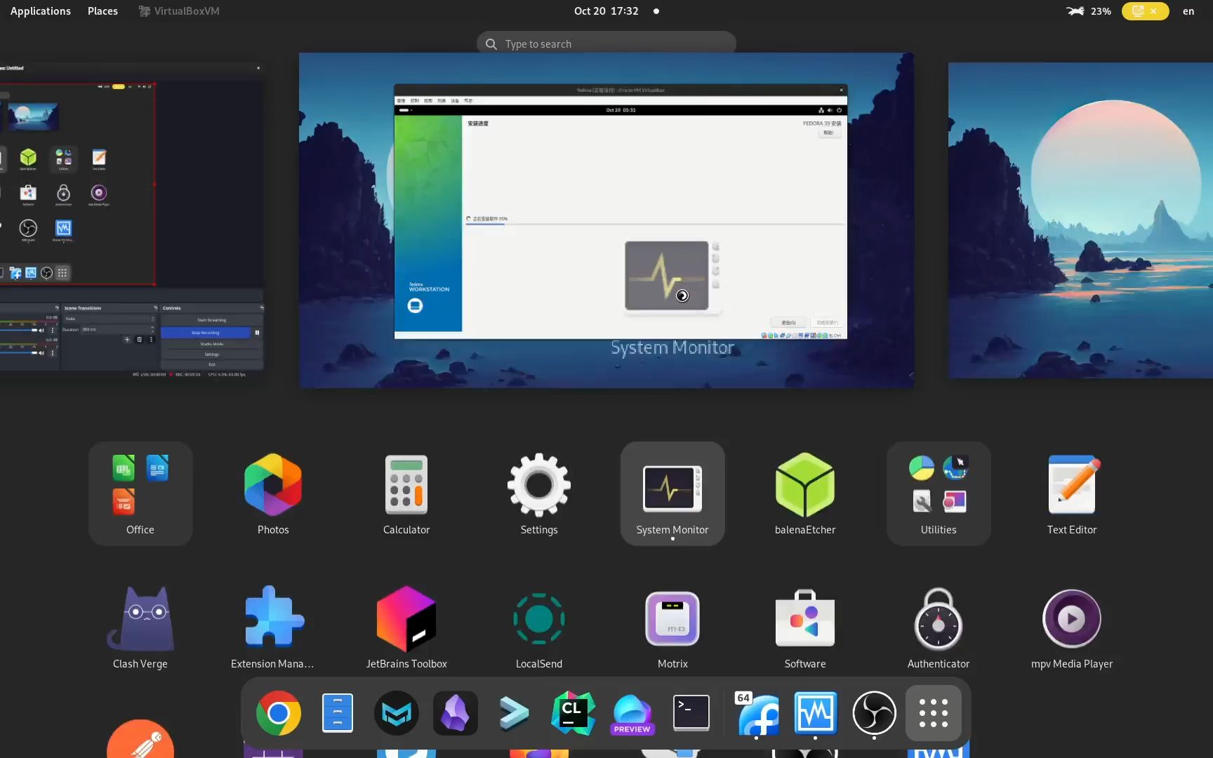 linux桌面系统fedora39工作站Gnome45简单体验。-题诺-题诺-哔哩哔哩视频
