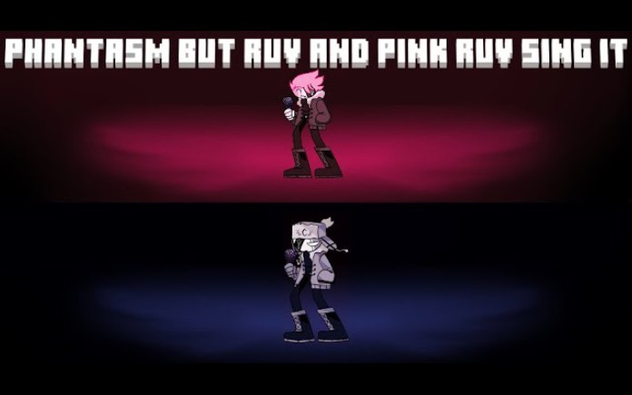 FNF Phantasm But Ruv And Pink Ruv Sing It_哔哩哔哩bilibili