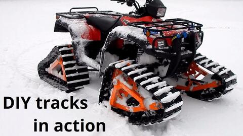 Homemade Atv Snow Tracks - Homemade Ftempo