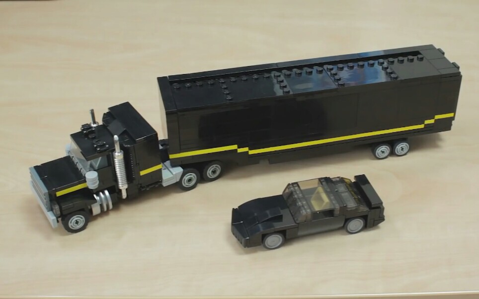 【Jerry Builds Bricks】LEGO Mini KITT and FLAG Semi instructions (MOC ...