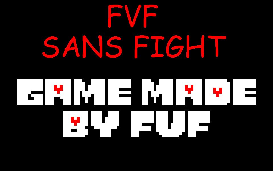 [FVF MADE]sans模拟器_哔哩哔哩_bilibili