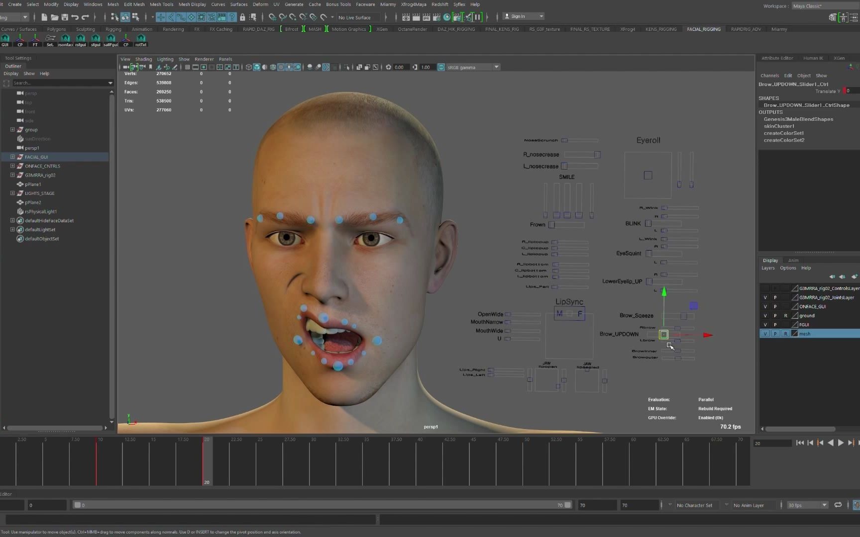 DAZ to MAYA facial rig from Genesis 3 - 视频下载 Video Downloader