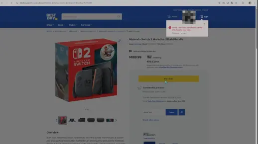 预购ns2偶遇耍猴现场，拼尽全力仍无法战胜[无语]事已至此，只好去隔壁Amazon摇号了[捂脸]#任天堂switch2# #switch2预购# #swi…_哔哩哔哩_bilibili