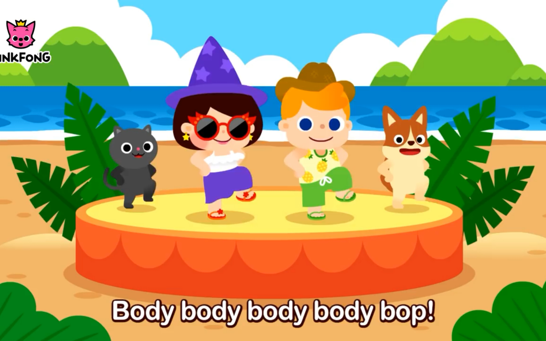 英文儿歌Body song bop bop小朋友超喜欢_哔哩哔哩 (゜-゜)つロ 干杯~-bilibili