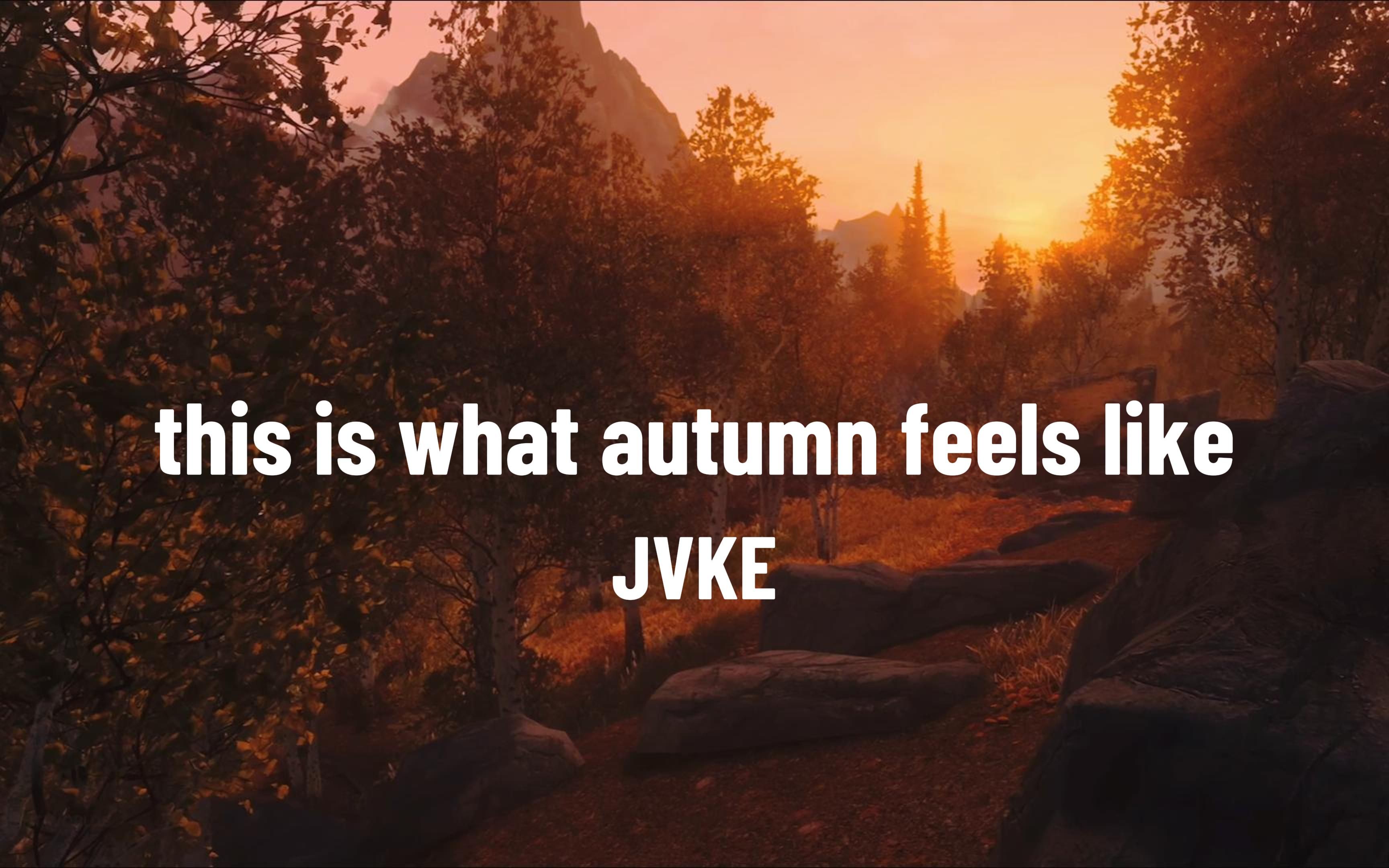 「气质男声」this is what autumn feels like - JVKE【Hi-Res】-JLRS日落fm-JLRS日落fm-哔 ...