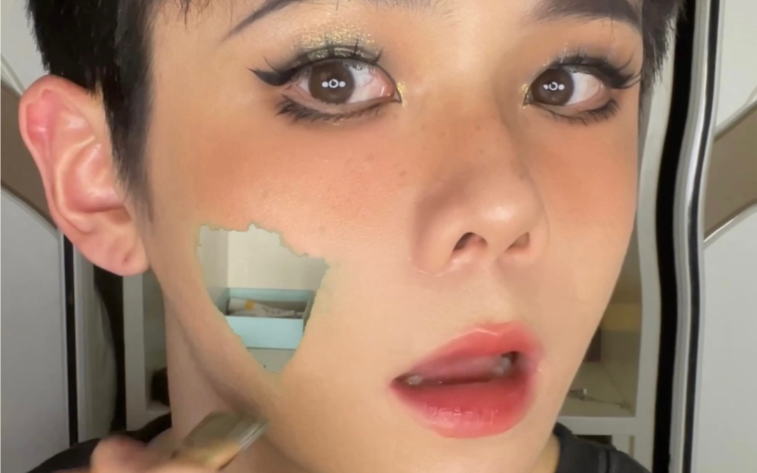 《恐怖化妆刷》-朴卜口口-朴卜口口-哔哩哔哩视频