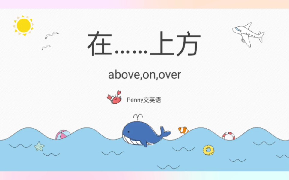 区分above,on,over_哔哩哔哩_bilibili