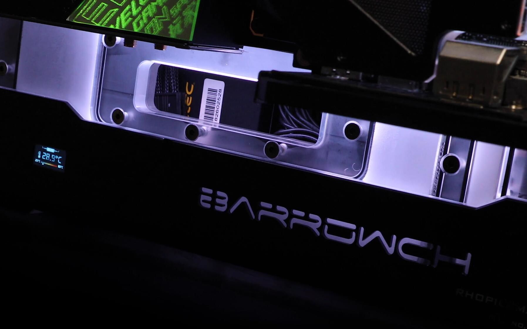 Barrowch Rhopilema系列 限量版 复合式 水道板机箱 FBCEAL-PA_哔哩哔哩_bilibili