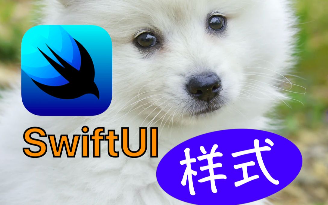 【十五分钟搞懂SwiftUI】样式篇_哔哩哔哩_bilibili