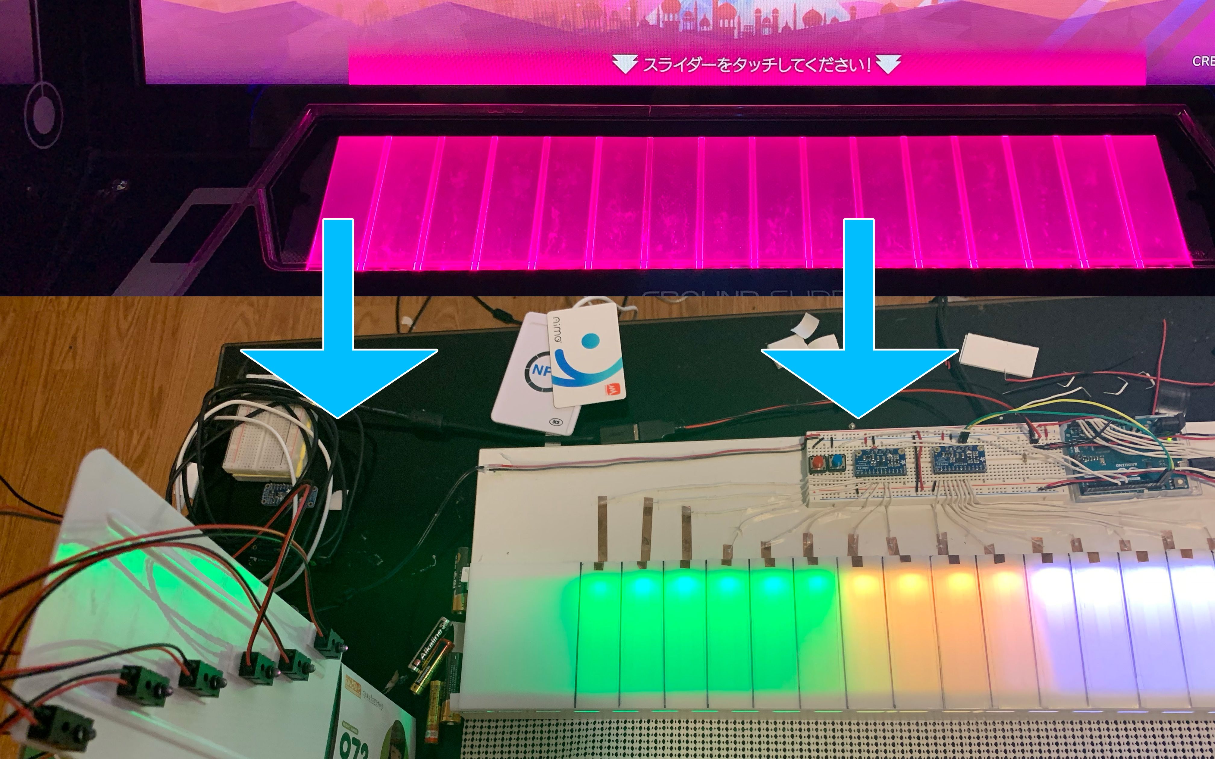 【在家玩chunithm】自制控调校完成demo_哔哩哔哩 (゜-゜)つロ 干杯~-bilibili