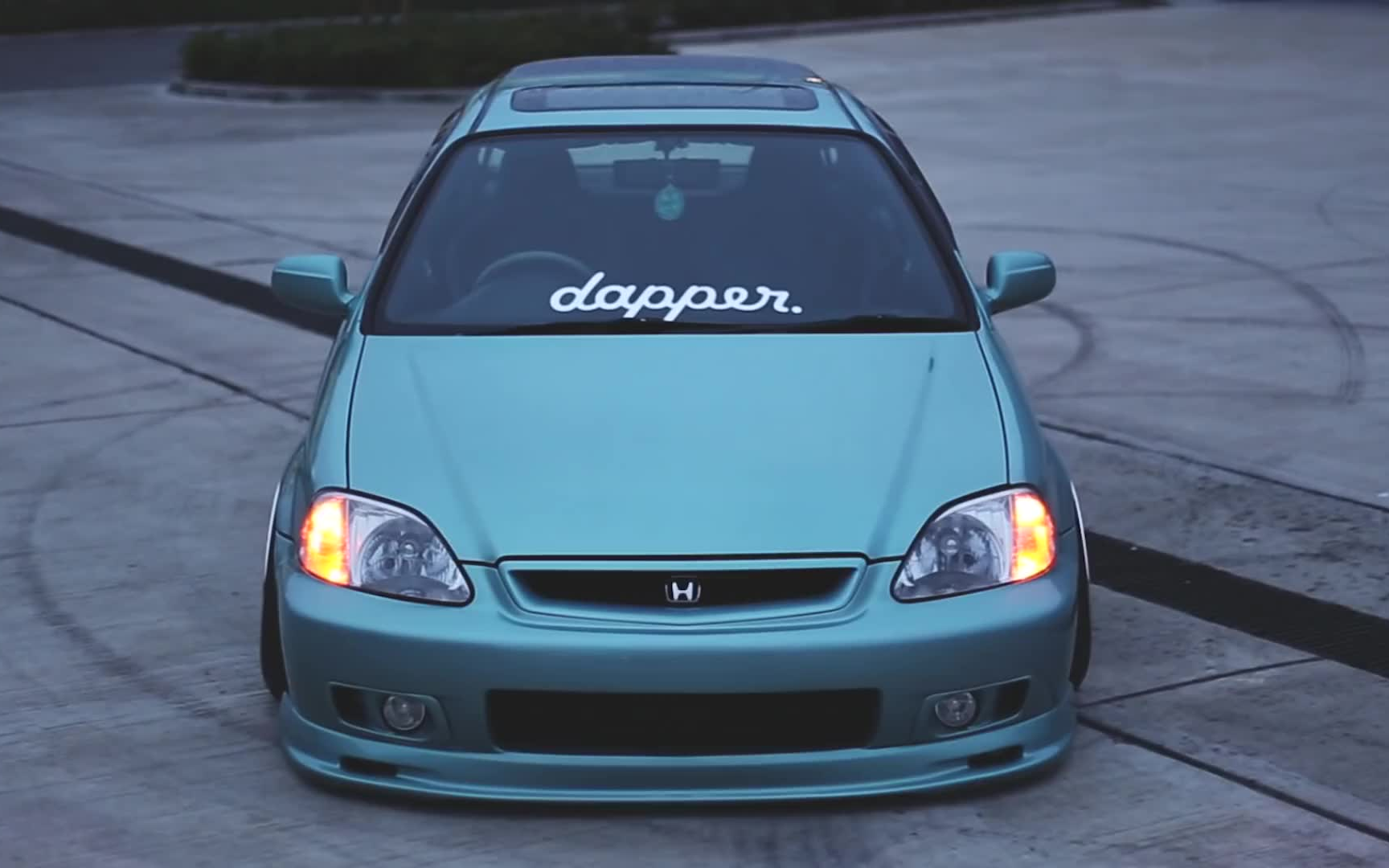【JDM】Honda Civic EK9 dapper x TYREWALL x London_哔哩哔哩_bilibili