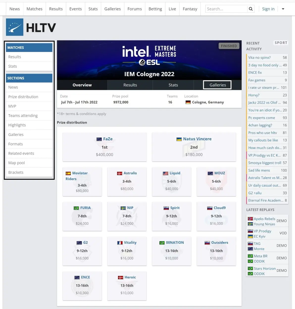 【CS】HLTV保姆级使用教程【上】 - 哔哩哔哩