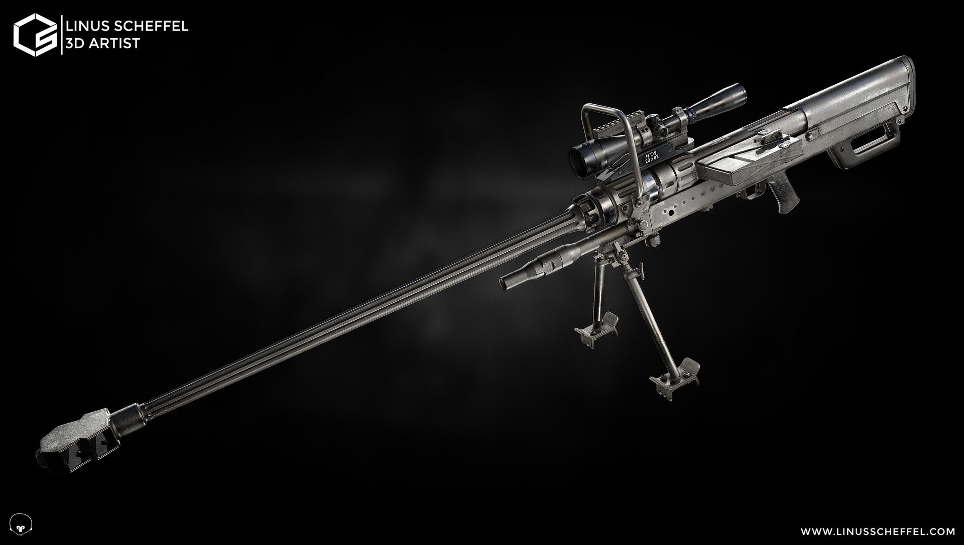 NTW-20-20mm反器材狙击枪 - 哔哩哔哩