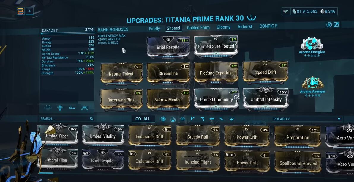 Warframe TITANIA PRIME 配置指南 - 哔哩哔哩