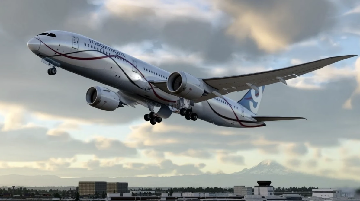 Magknight 787：飞行员版已更新至 XPL - 哔哩哔哩