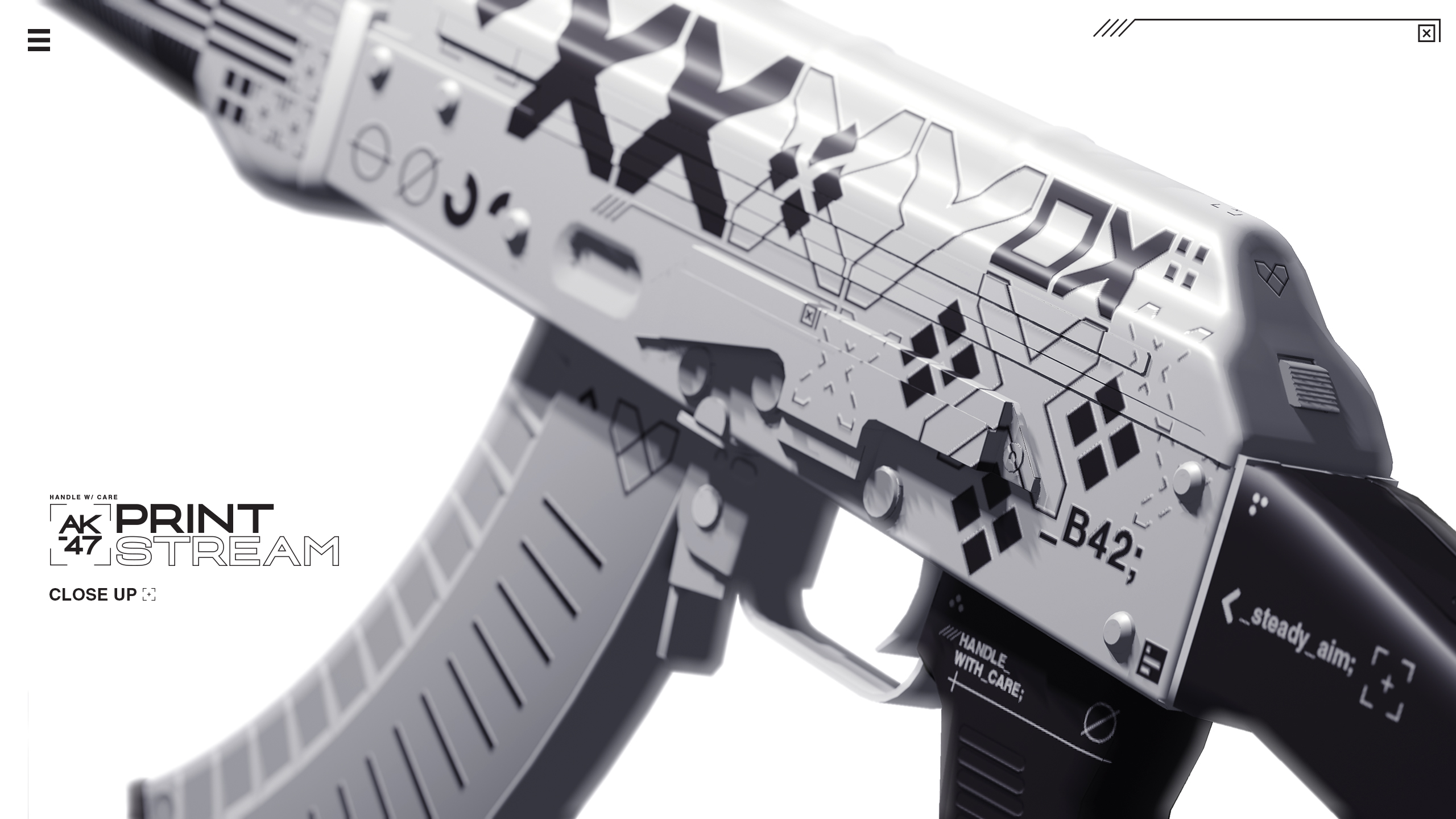 Csgo鉴赏 AK-47 | PRINTSTREAM - 哔哩哔哩