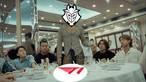 LOL：G2淘汰SKT晋级决赛后，这些动图开始火了！ - 哔哩哔哩