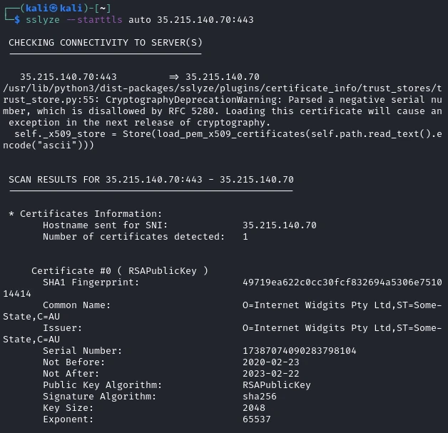 sslyze：一个快速而强大的SSL/TLS扫描工具！全参数详细教程！Kali Linux 教程！ - 哔哩哔哩