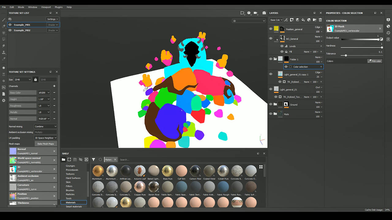 个性化游戏贴图制作教程 Artstation – Stylized Texture Generator for Substanc - 哔哩哔哩