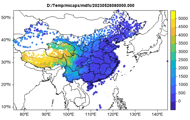MeteoInfoLab处理MICAPS数据（二） - 哔哩哔哩
