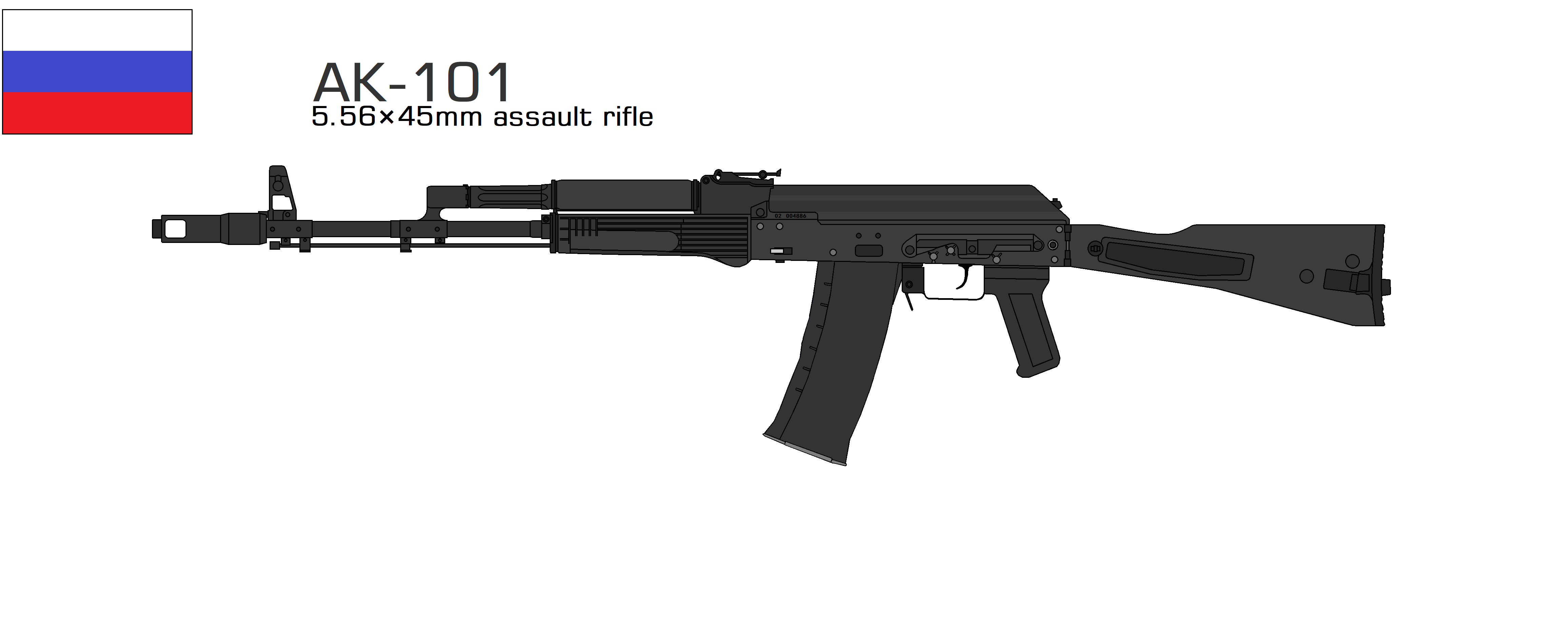 [枪迷渣画]AK100、AK200、AK400系列突击步枪 - 哔哩哔哩