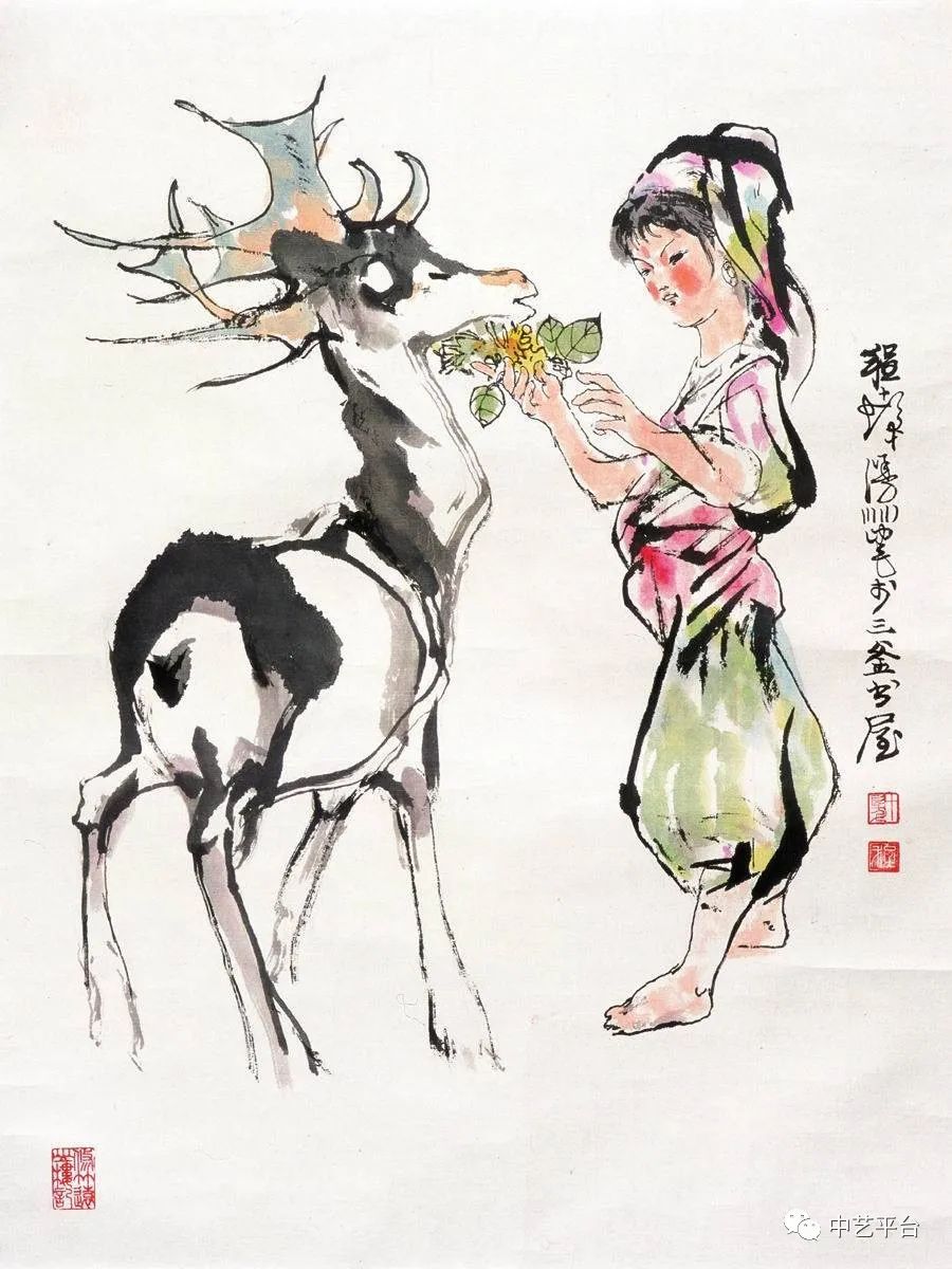 程十发196幅作品欣赏（2023年7月23日） - 哔哩哔哩